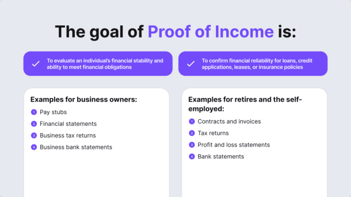 Proof of Income: Top 10 Document Types [& Verification Tips] - iDenfy