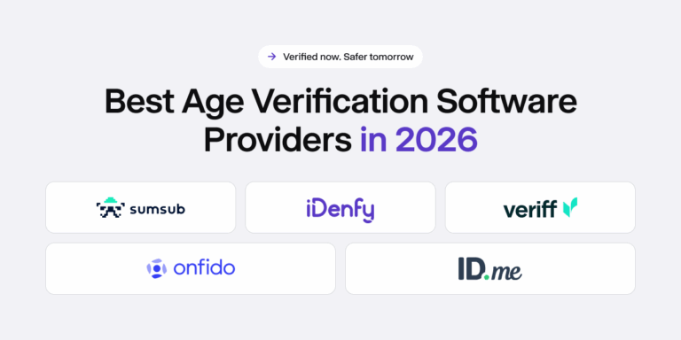 Best Age Verification Software Providers 2026 - iDenfy